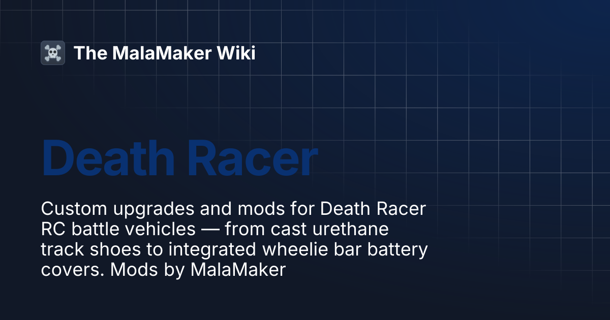 Death Racer | The MalaMaker Wiki